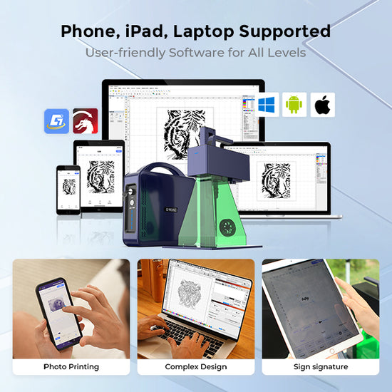 GWEIKE G2 PRO 30W Fiber Laser | Desktop Metal Engraver – gweike cloud