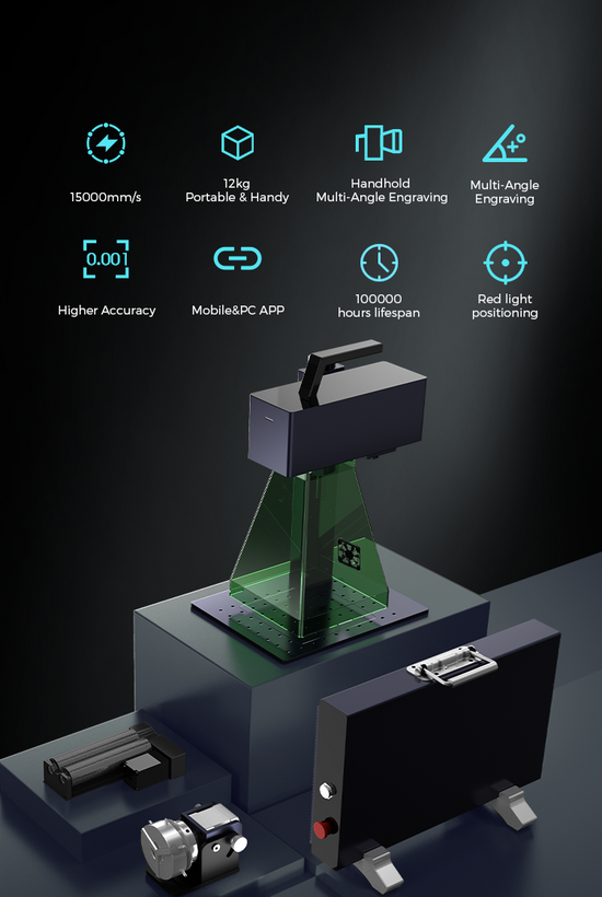 G2 20W Metal & Plastic Fiber Laser Engraver – gweike cloud