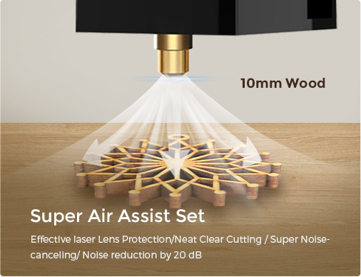 Gweike Cloud Laser Cutter & Engraver with Rotary CO2 (50W) Pro II ...